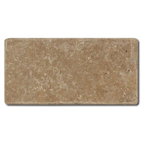 Noce Travertine 3x6 Brown Tumbled Tile - Stonex Tile