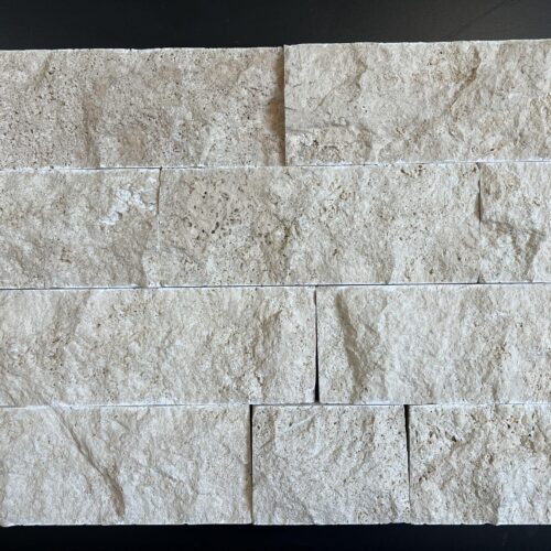 Ivory Travertine 4xRandom Split-Face Veneer - Stonex Tile