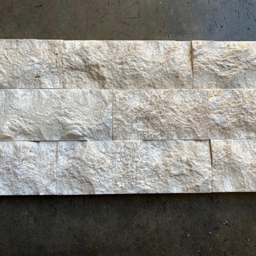 Ivory Travertine 4xRandom Split-Face Veneer - Stonex Tile