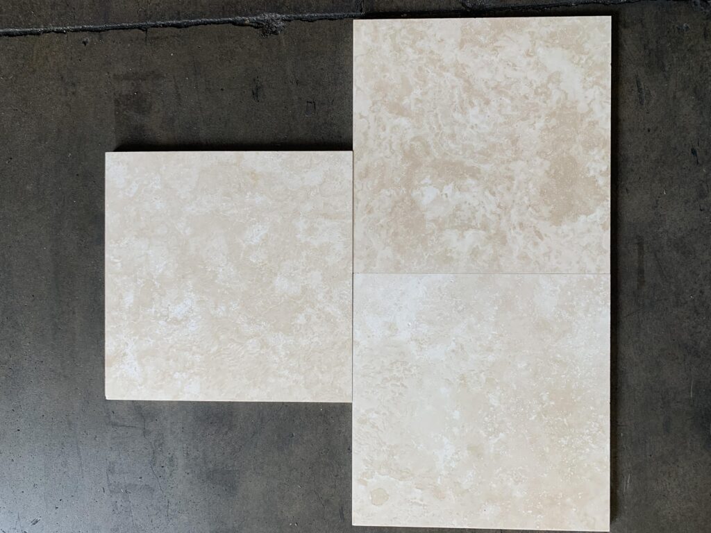 Ivory Alabastrino (Ivory) Travertine 12x12 Filled&Honed Tile - Stonex Tile