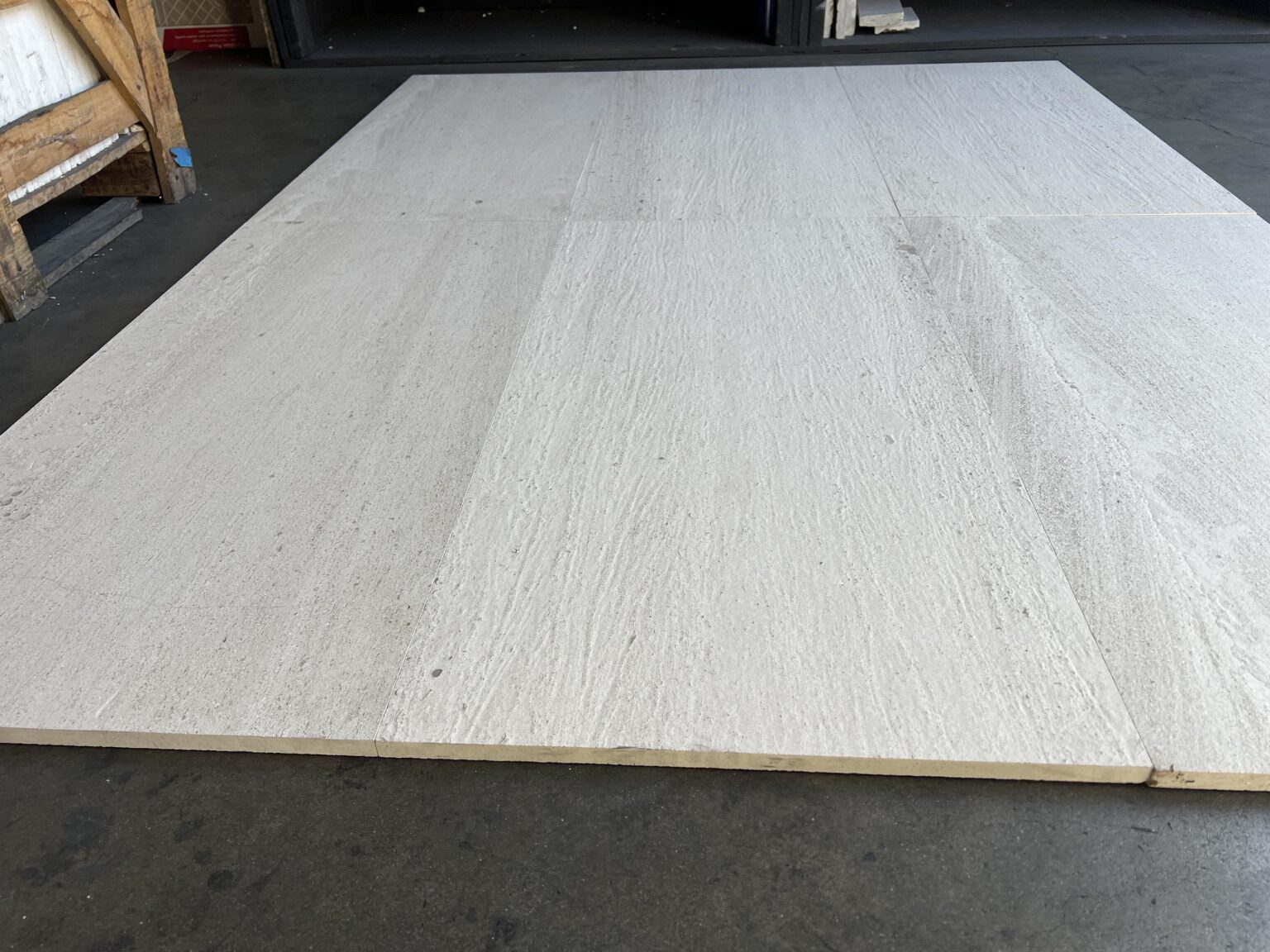 Mocha Cream 18x36 Brushed Limestone Tile - Stonex Tile