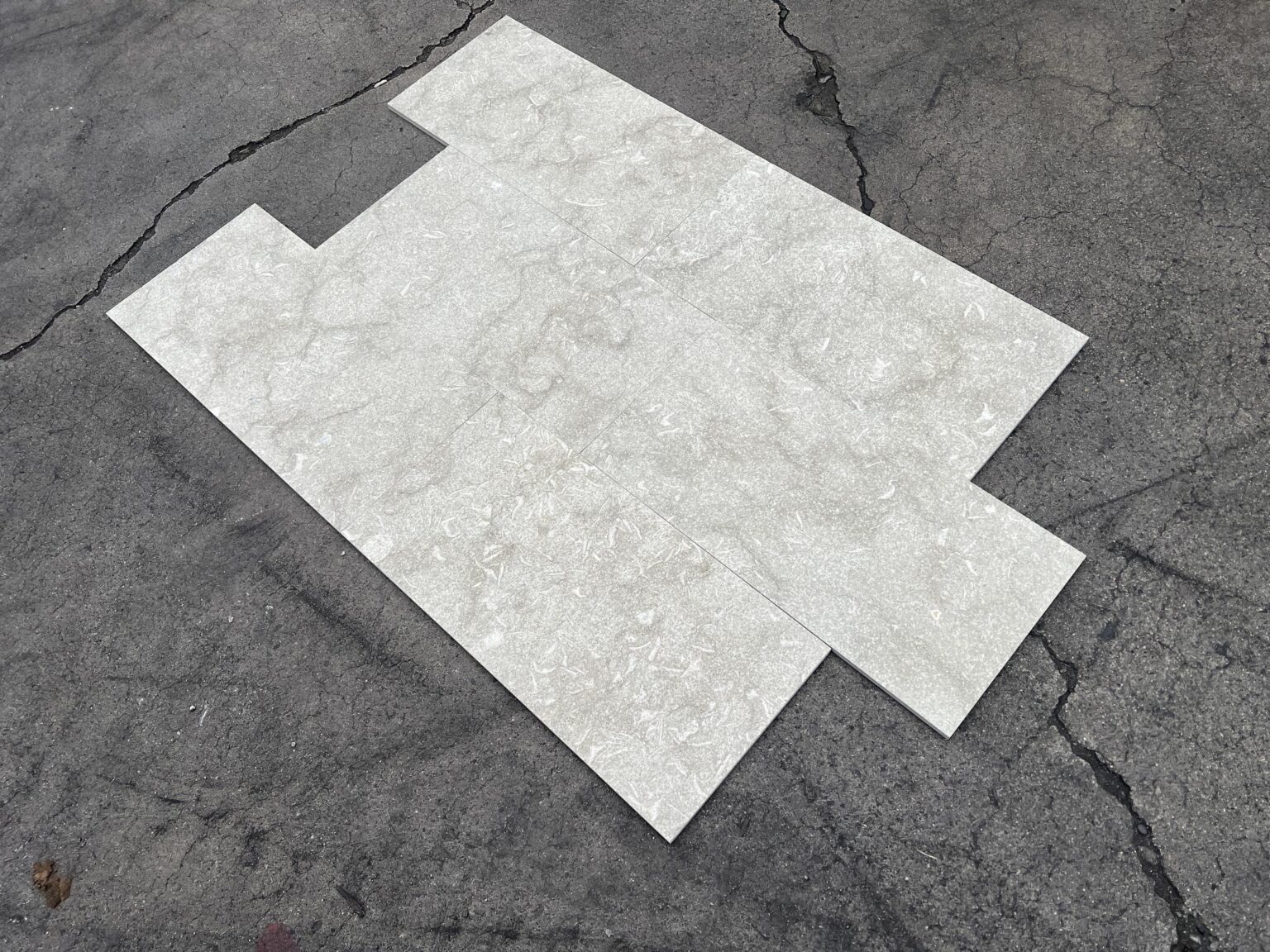 Seagrass 12x24 Green Flamed Limestone Tile - Stonex Tile