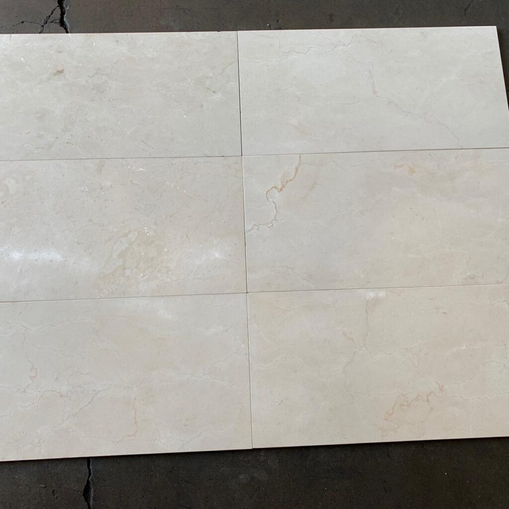 Crema Marfil Select 12x24 Beige Honed Marble Tile - Stonex Tile