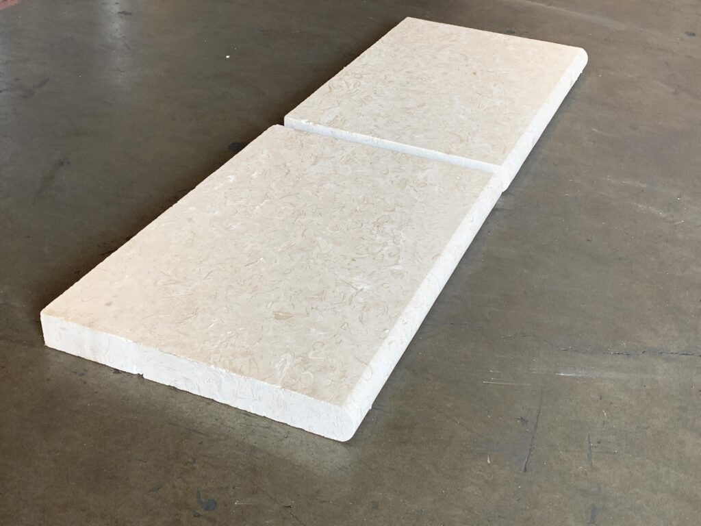 Cardinal Beige 16x24 Tumbled Limestone Pool Coping - Stonex Tile