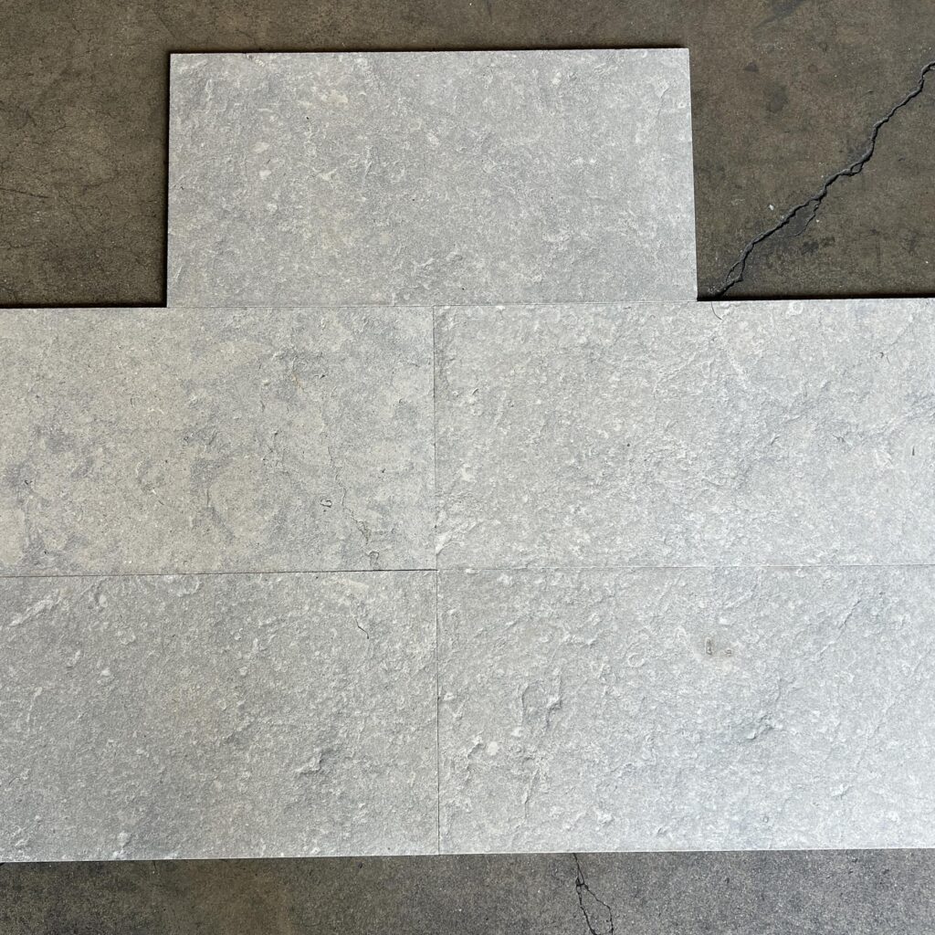 Graphite 12x24 Antiqued (Brushed) Limestone Tile - Stonex Tile