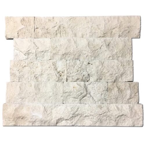 Ivory 4xRandom Split-Face Travertine Veneer - Stonex Tile