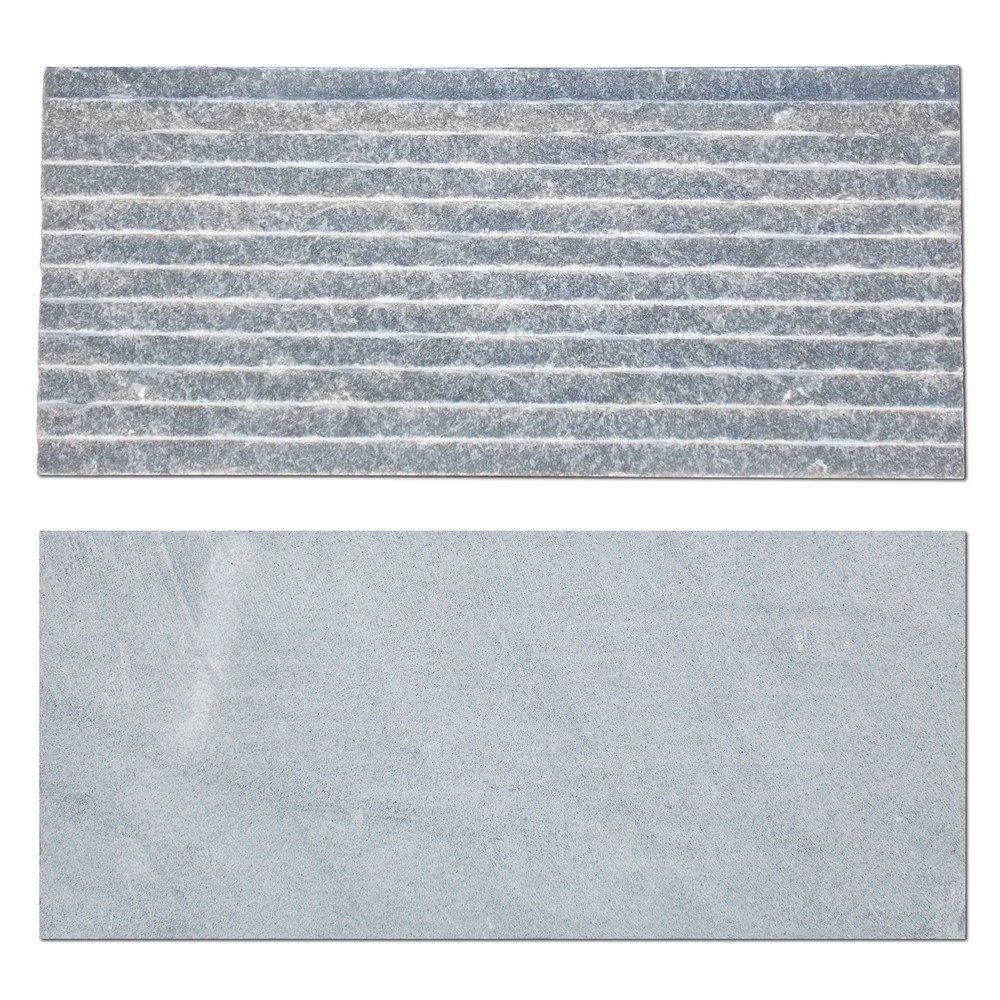 Blue Stone 8x18 Split Face Marble Veneer - Stonex Tile