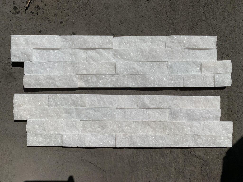 Ice (Crystal) White 6x24 Marble Ledger Panel - Stonex Tile