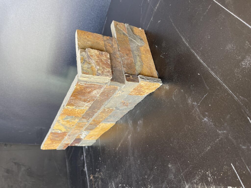 California Gold 6x18x6 Slate Ledger Corner - Stonex Tile