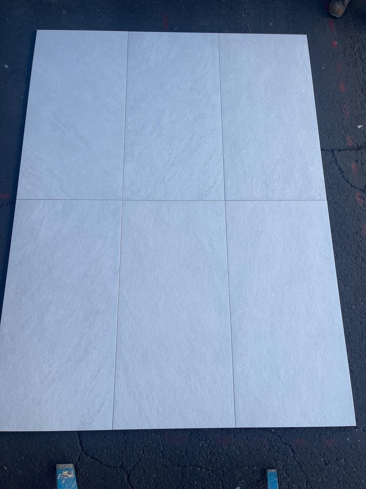 Arctic White 24x48 Rectangle Natural Porcelain Paver - Stonex Tile