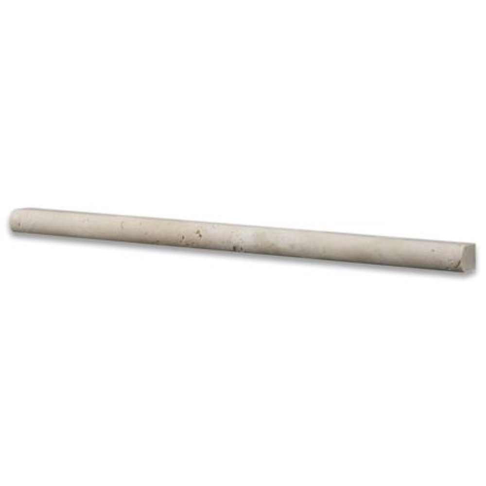 Ivory 1/2x12 Travertine Trim - Stonex Tile