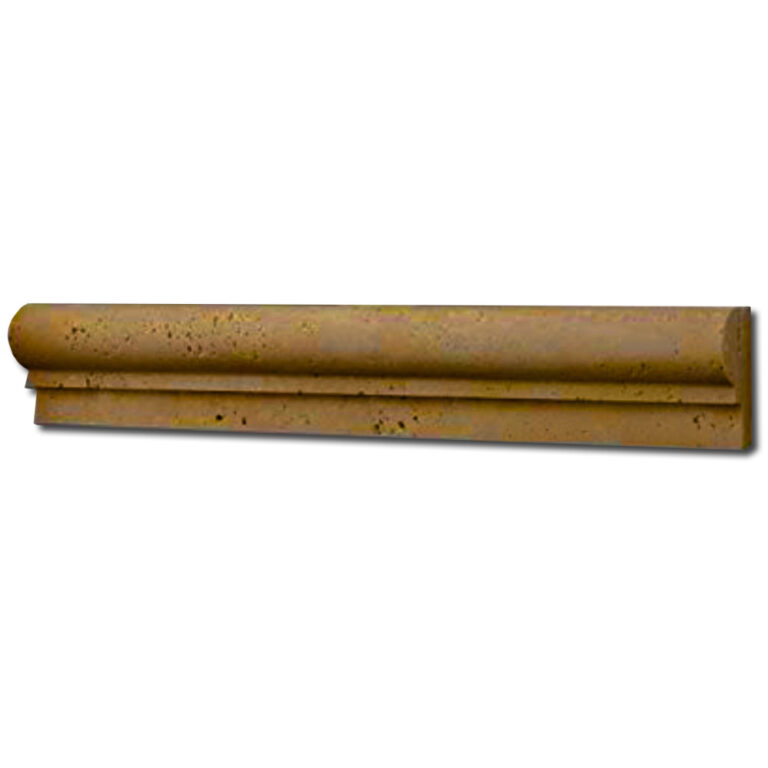 Golden Sienna Chair Rail 2x12 Travertine Trim - Stonex Tile