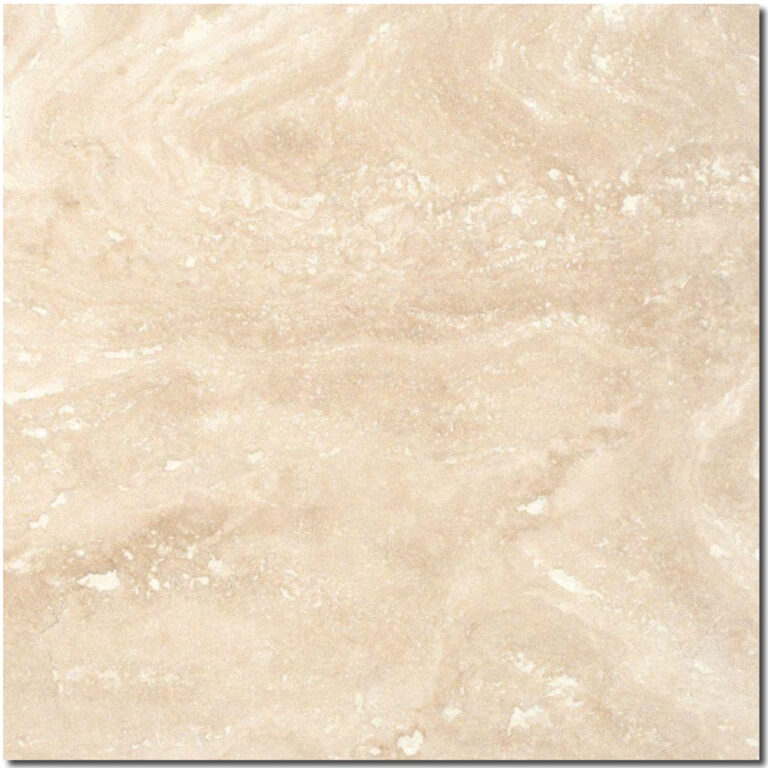 Ivory Filled&Honed 12x12 Travertine Tile - Stonex Tile