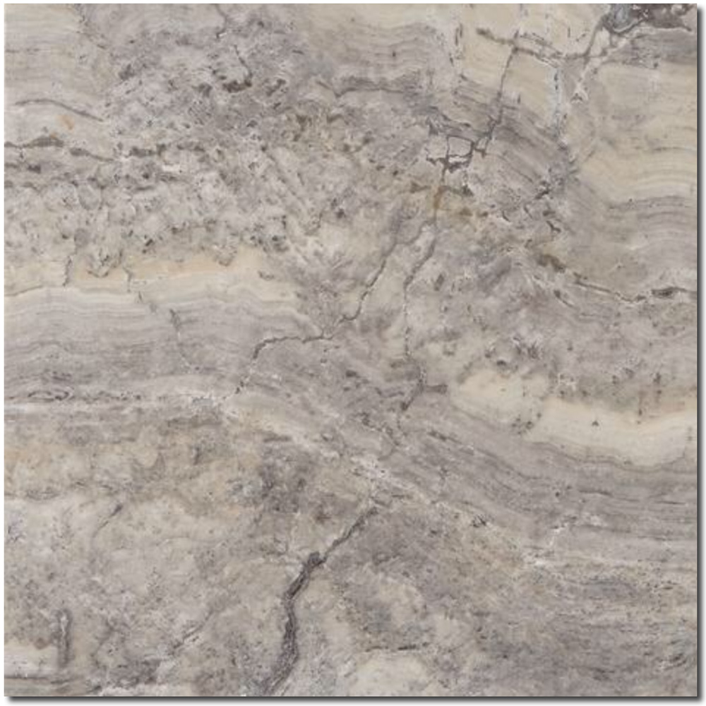 Silver Filled & Honed 12x12 Travertine Tile - Stonex Tile