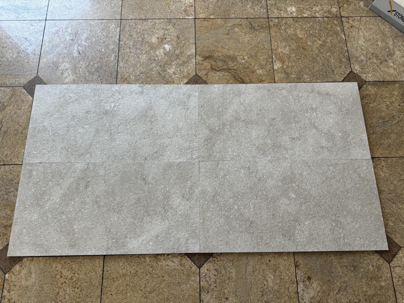 Seagrass 18x36 Flamed/Brushed Limestone Tile - Stonex Tile