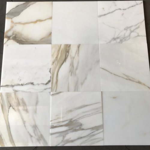 Calacatta Gold Polished 12x12 Marble Tile - Stonex Tile