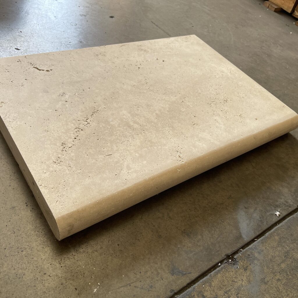 Ivory 16x24 Travertine Pool Coping - Stonex Tile
