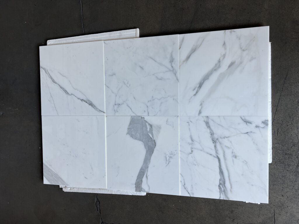 Calacatta Gold Honed 18x18 Marble Tile - Stonex Tile