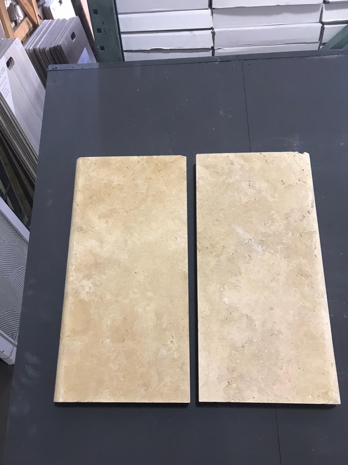 Ivory 12x24 Travertine Pool Coping - Stonex Tile