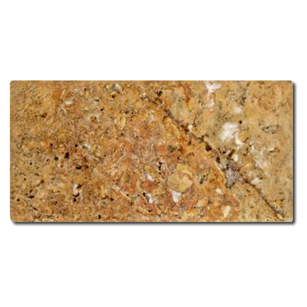 Golden Sienna Tumbled 3x6 Travertine Tile - Stonex Tile