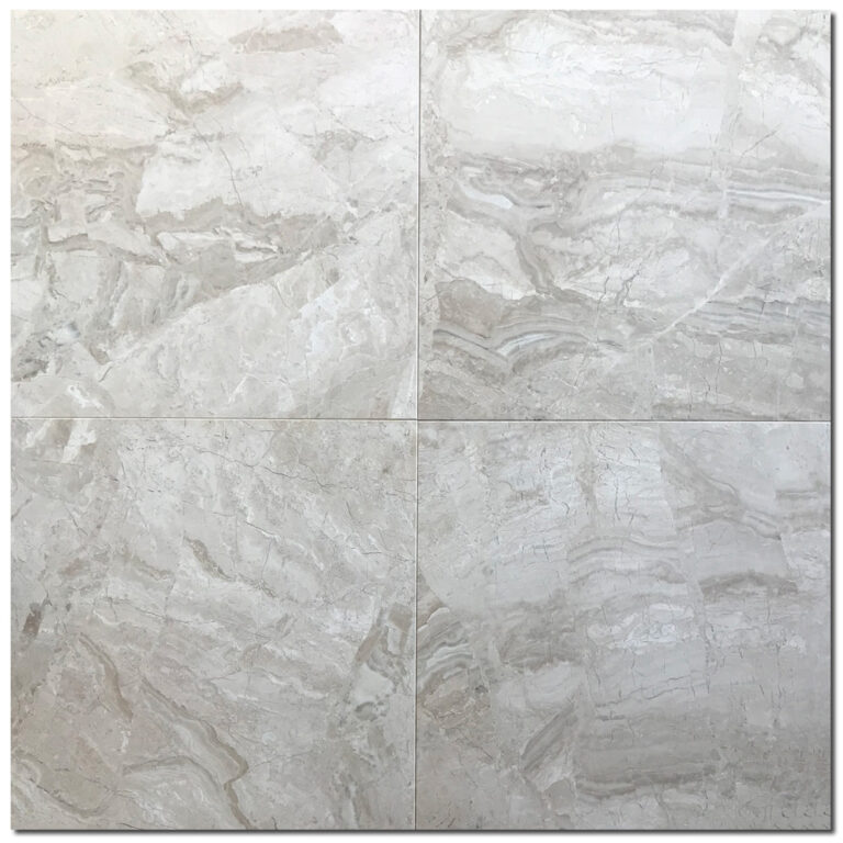 Breccia Bianco Honed 18x18 Marble Tile - Stonex Tile