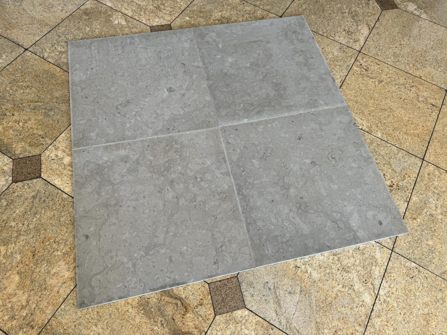 Lagos Azul 24x24 Honed Limestone Tile - Stonex Tile
