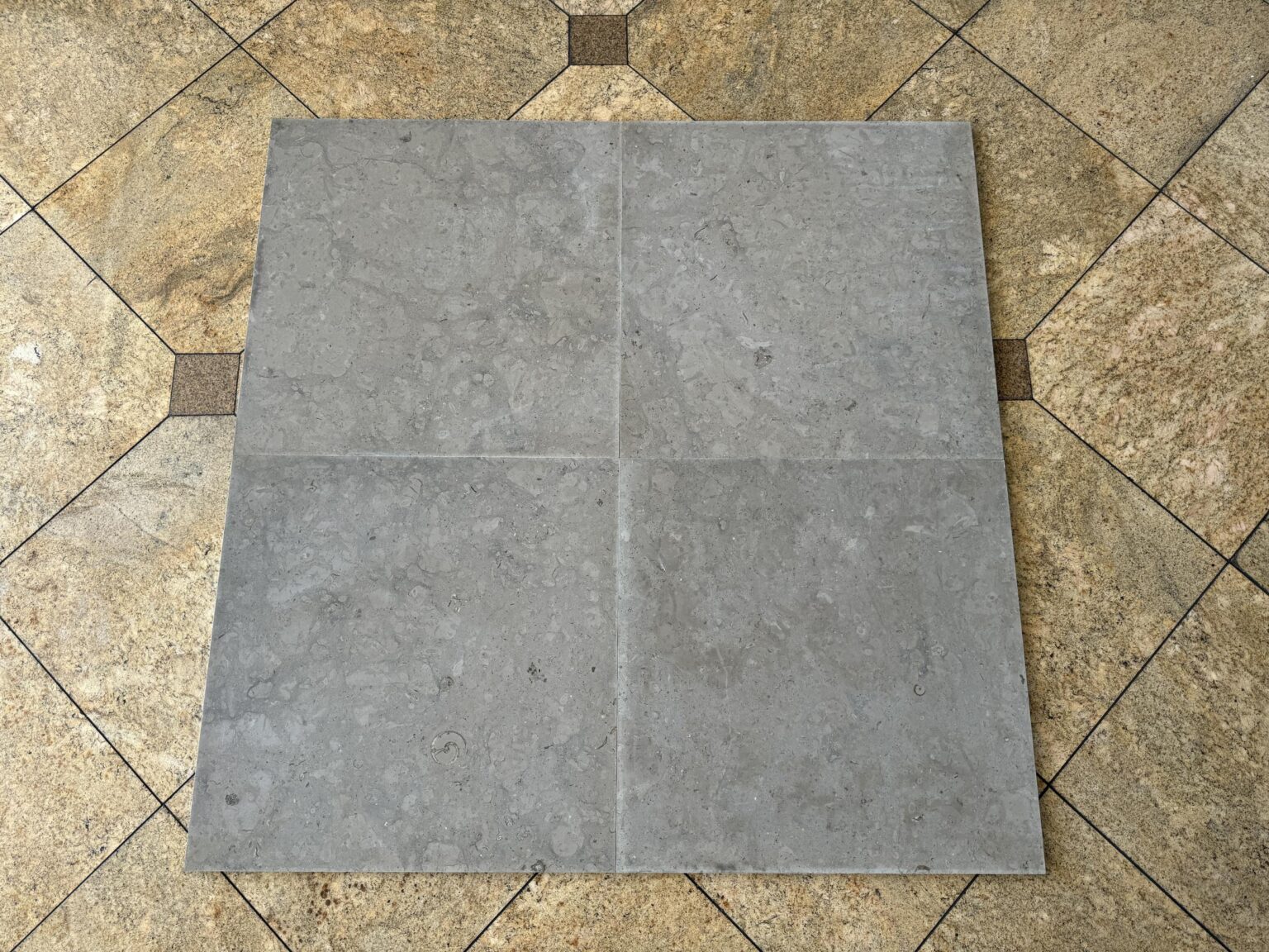 Lagos Azul 24x24 Honed Limestone Tile - Stonex Tile