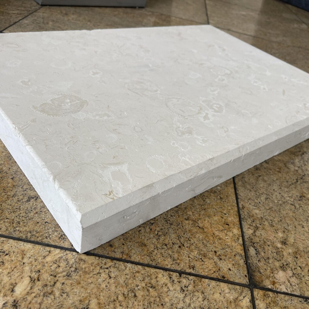 Cardinal Beige Pool Coping Modern Eased Edge 16x24 Limestone - Stonex Tile