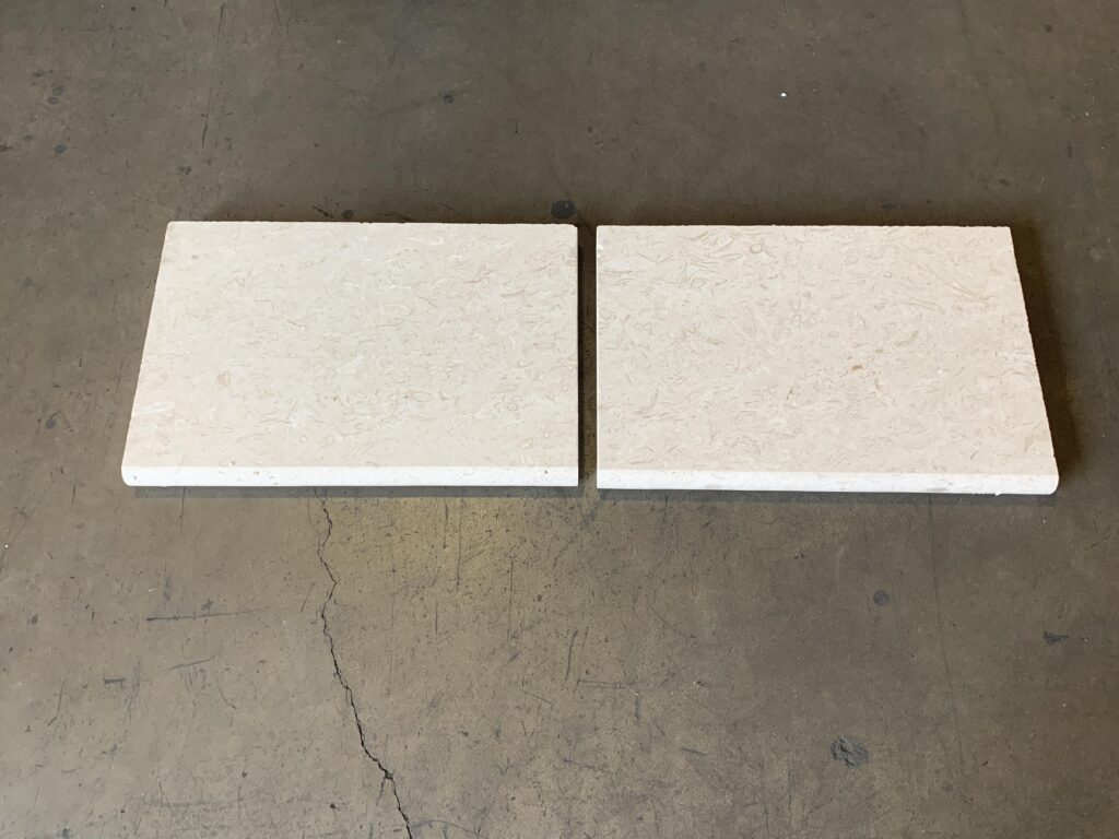 Cardinal Beige Pool Coping Bullnose Tumbled 16x24 Limestone - Stonex Tile