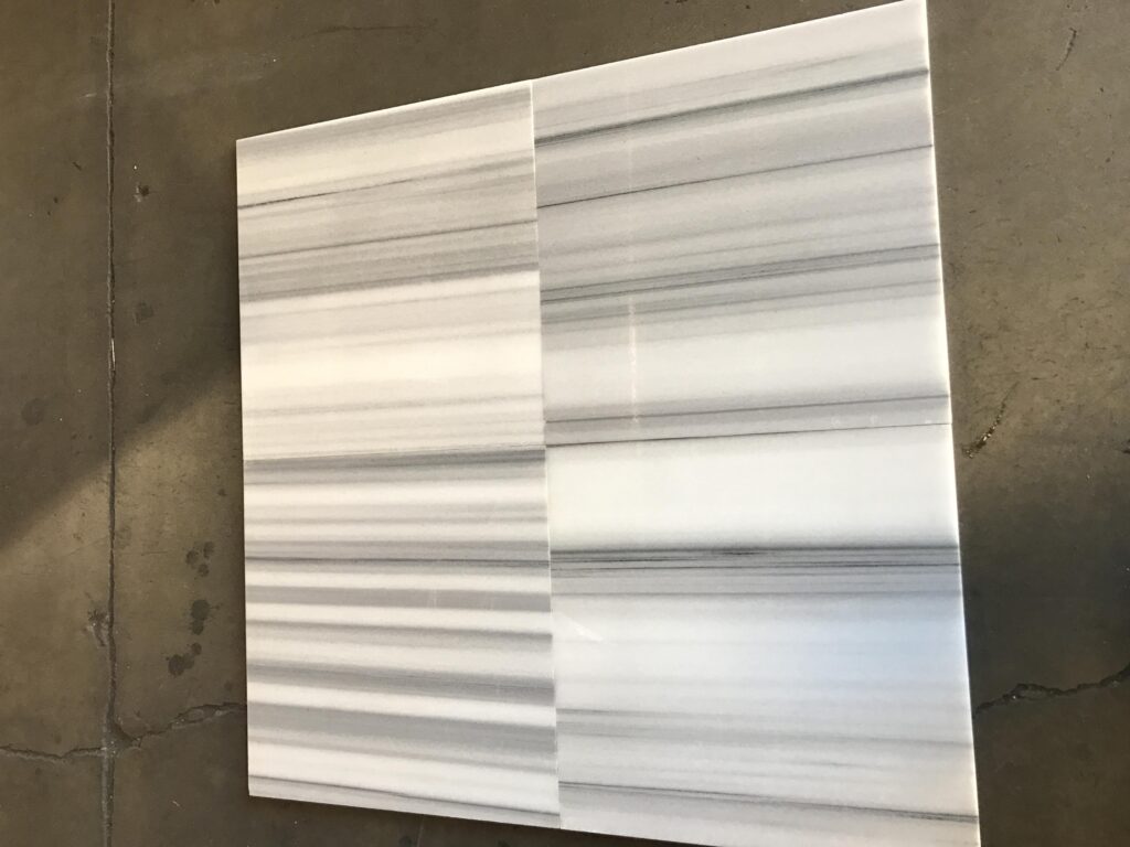 Skyline 18x18 White Polished Marble Tile - Stonex Tile