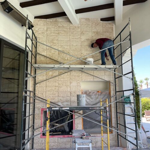 Shell Stone 8x18 Split Face Limestone Veneer - Stonex Tile