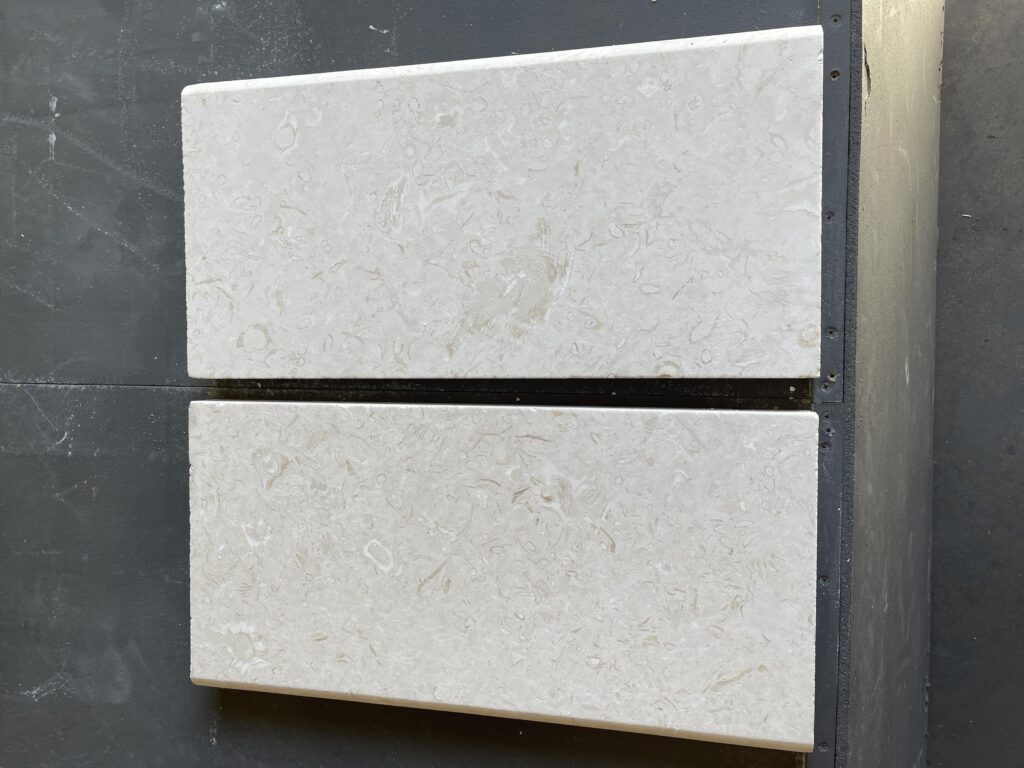 Cardinal Beige Pool Coping Bullnose Tumbled 12x24 Limestone - Stonex Tile