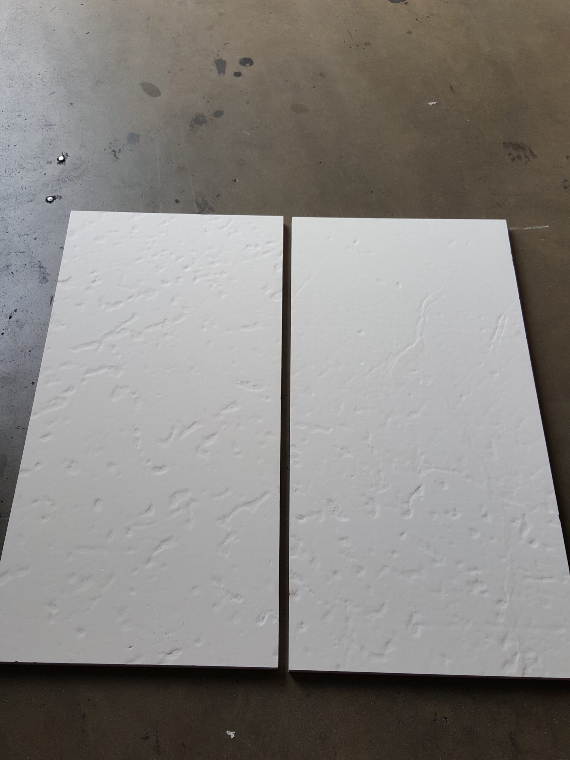 Euro White Limestone Tile Deep Brushed 18x36 - Stonex Tile