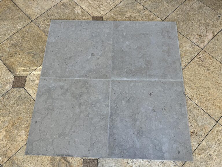 Lagos Blue Azul Honed 24x24 5/8" Limestone Tile - Stonex Tile