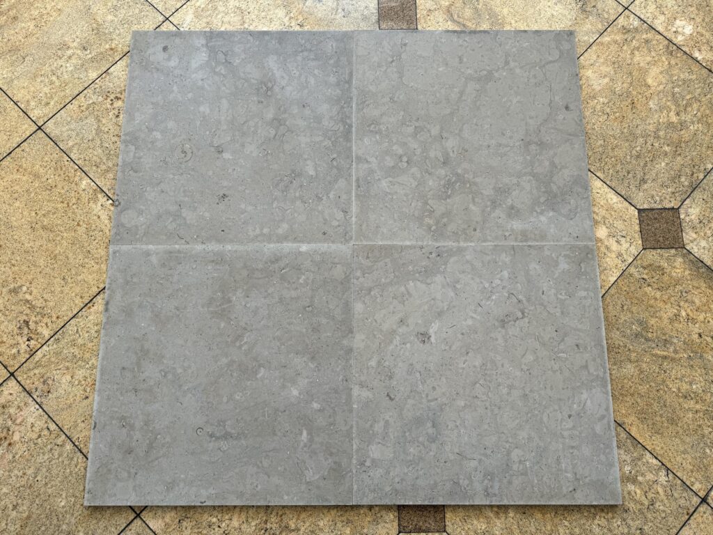 Lagos Blue Azul Honed 24x24 5/8" Limestone Tile - Stonex Tile