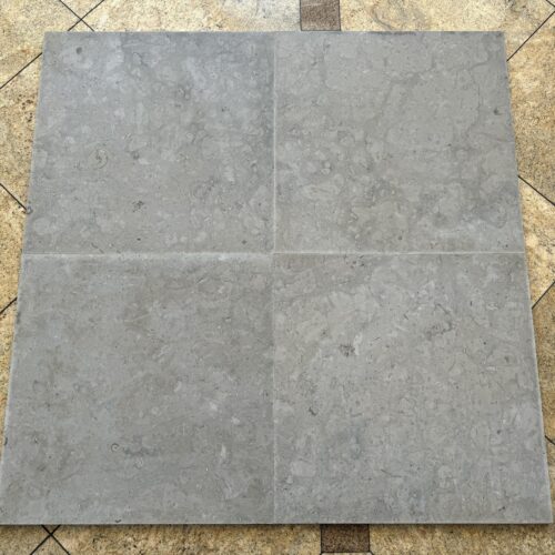 Lagos Blue Azul Honed 24x24 5/8" Limestone Tile - Stonex Tile