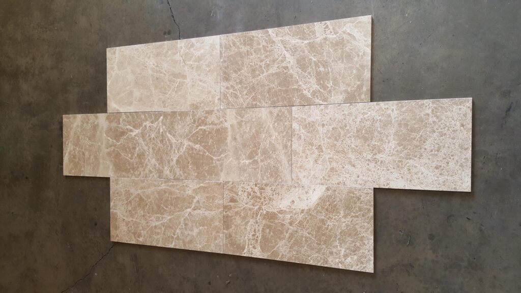 Emperador Light 12x24 Polished Marble Tile - Stonex Tile