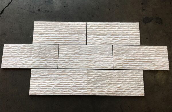 Botticino Marble 8x18 5/8" Split Face - Stonex Tile