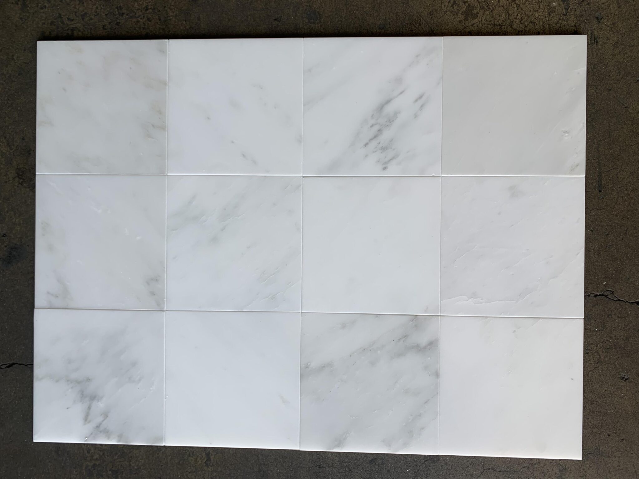 Oriental White 6x6 Honed Marble Tile - Stonex Tile
