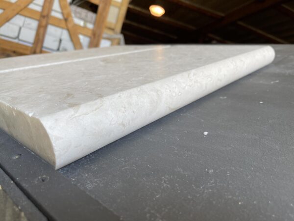 Cardinal Beige 12x24 Bullnose Tumbled Limestone Pool Coping (5 cm ...