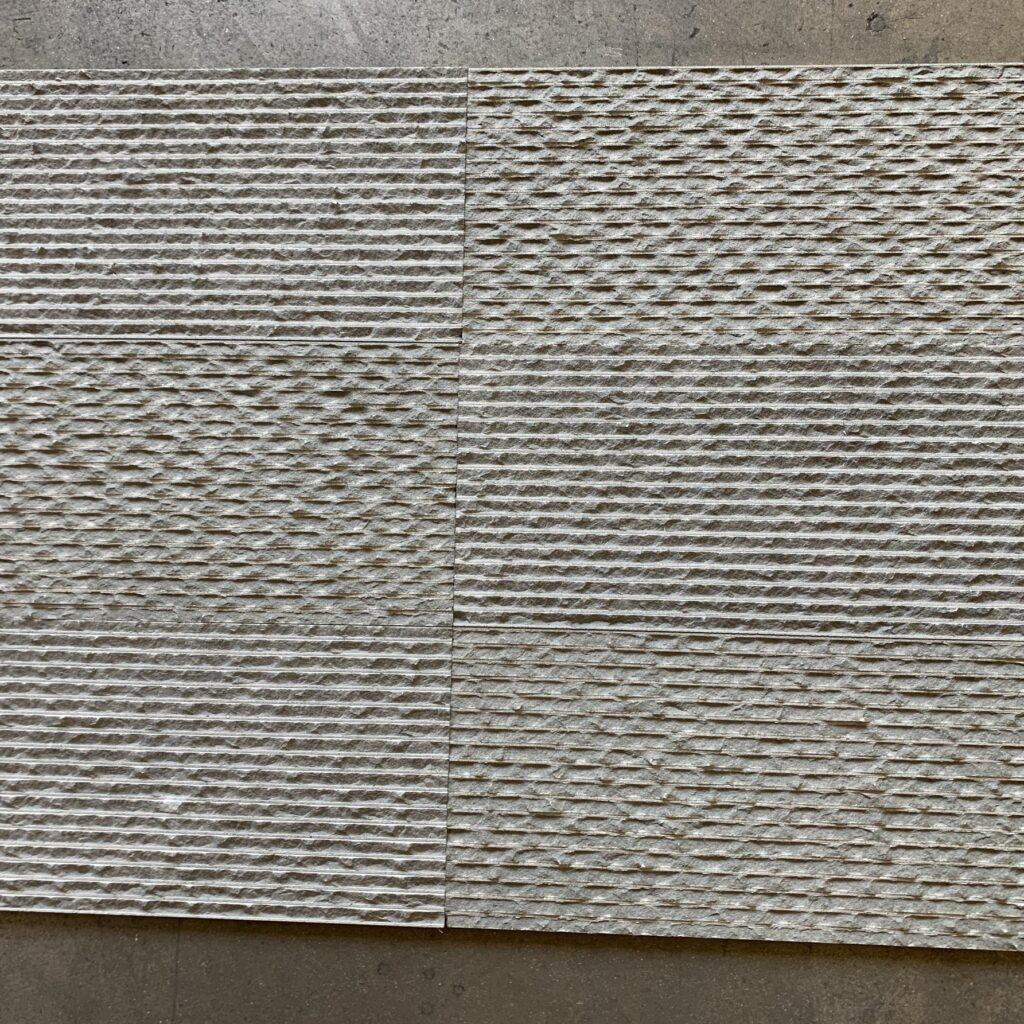 Inca Gray Basalt Grooved 12x24 Tile - Stonex Tile
