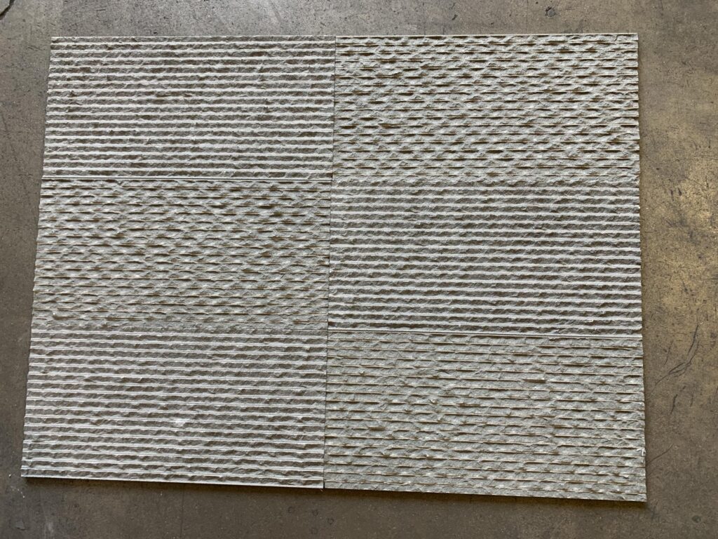 Inca Gray Basalt 12x24 Grooved Basalt Tile - Stonex Tile