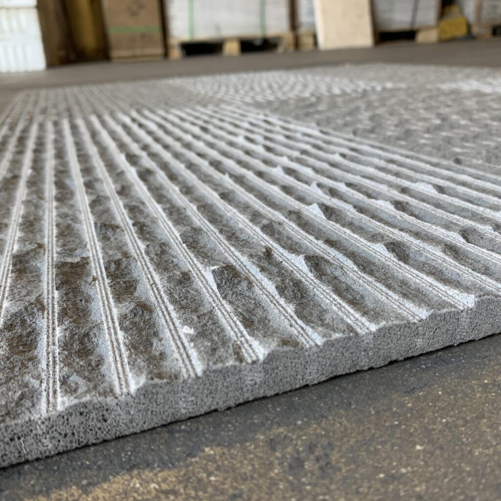 Inca Gray Grooved 12x24 Basalt Tile - Stonex Tile