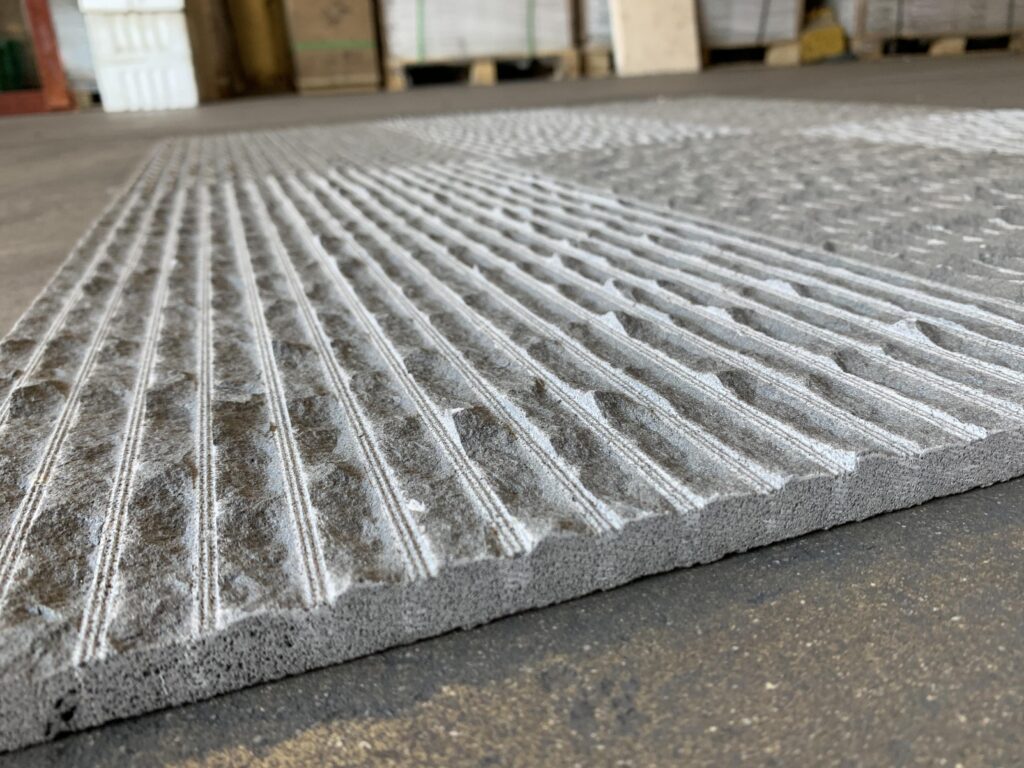 Inca Gray Basalt 12x24 Grooved Basalt Tile - Stonex Tile