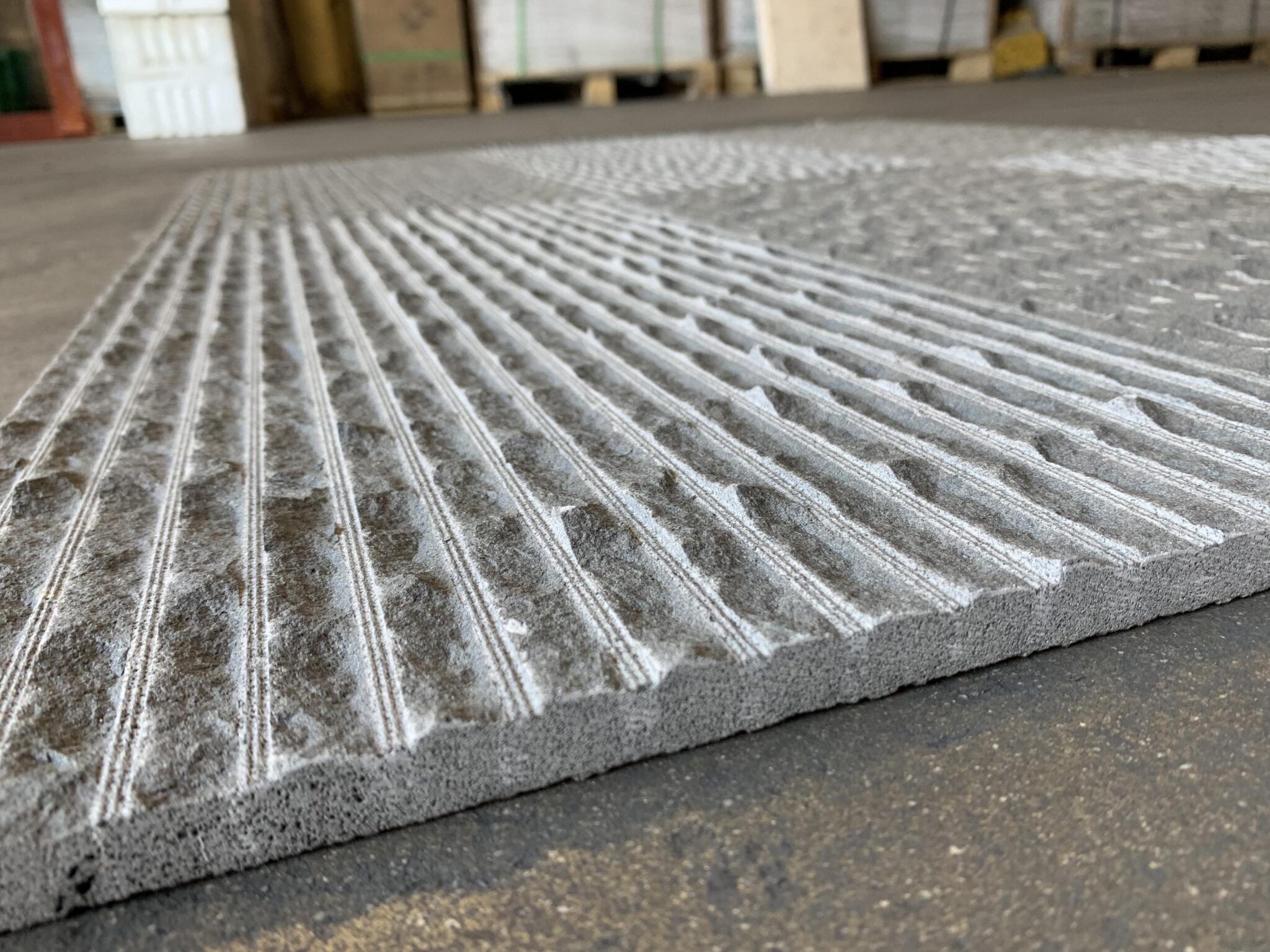 Inca Gray Basalt 12x24 Grooved Basalt Tile - Stonex Tile