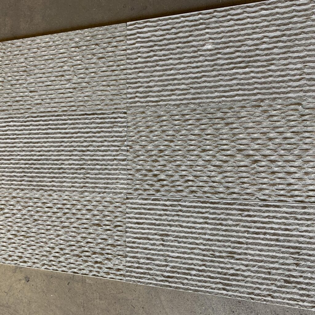 Inca Gray Basalt 12x24 Grooved Basalt Tile - Stonex Tile