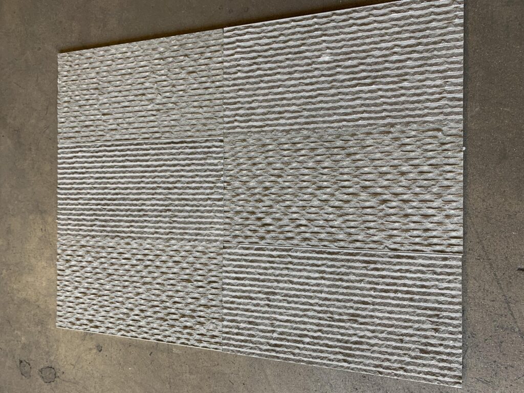 Inca Gray Basalt 12x24 Grooved Basalt Tile - Stonex Tile